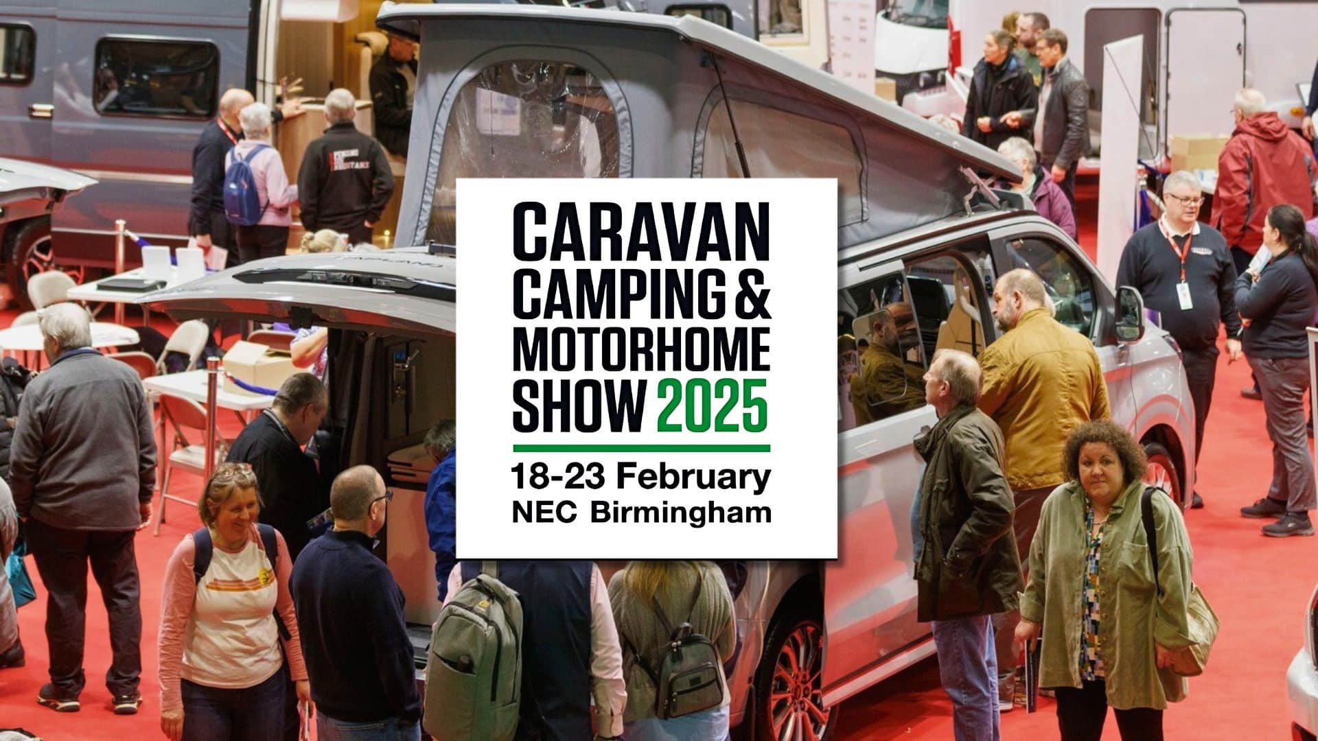 Caravan Camping & Motorhome Show, Birmingham NEC, 2025 - Tranquil Parks